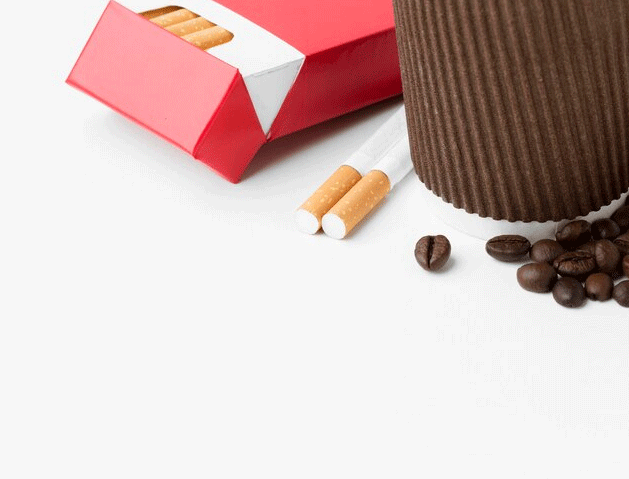 Is it true that smoking while drinking coffee is dangerous?